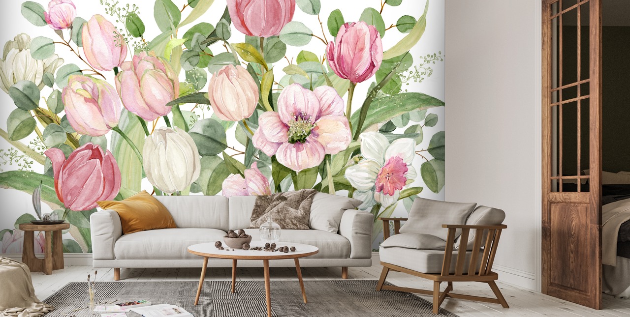 Spring Fling Wallpaper Mural | Wallsauce UK