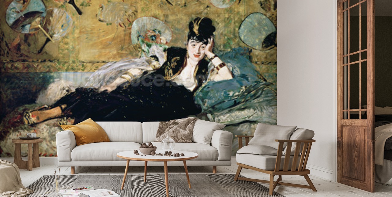 Manet - Lady with Fans Wallpaper Mural | Wallsauce US