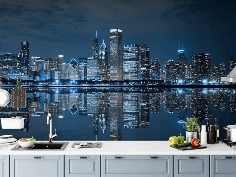 Chicago Wallpaper & Wall Murals | Wallsauce US
