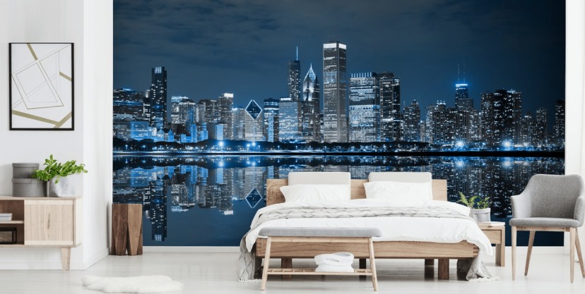 Chicago Wallpaper & Wall Murals | Wallsauce US