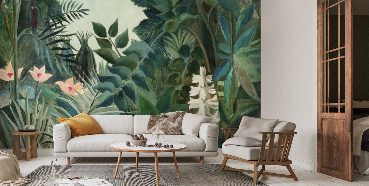 The Equatorial Jungle Wallpaper Mural | Wallsauce UK