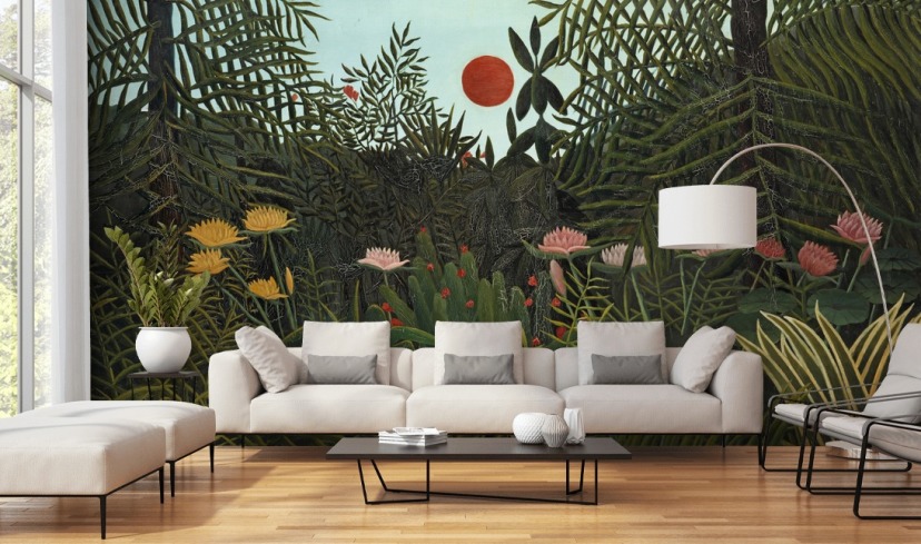 Henri Rousseau Wallpaper Murals | Wallsauce US