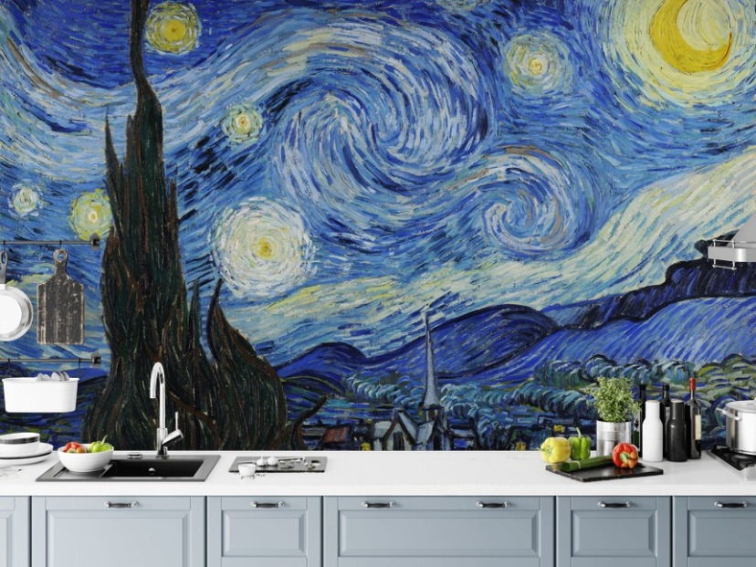 Starry Night Vincent Van Gogh Wallpaper