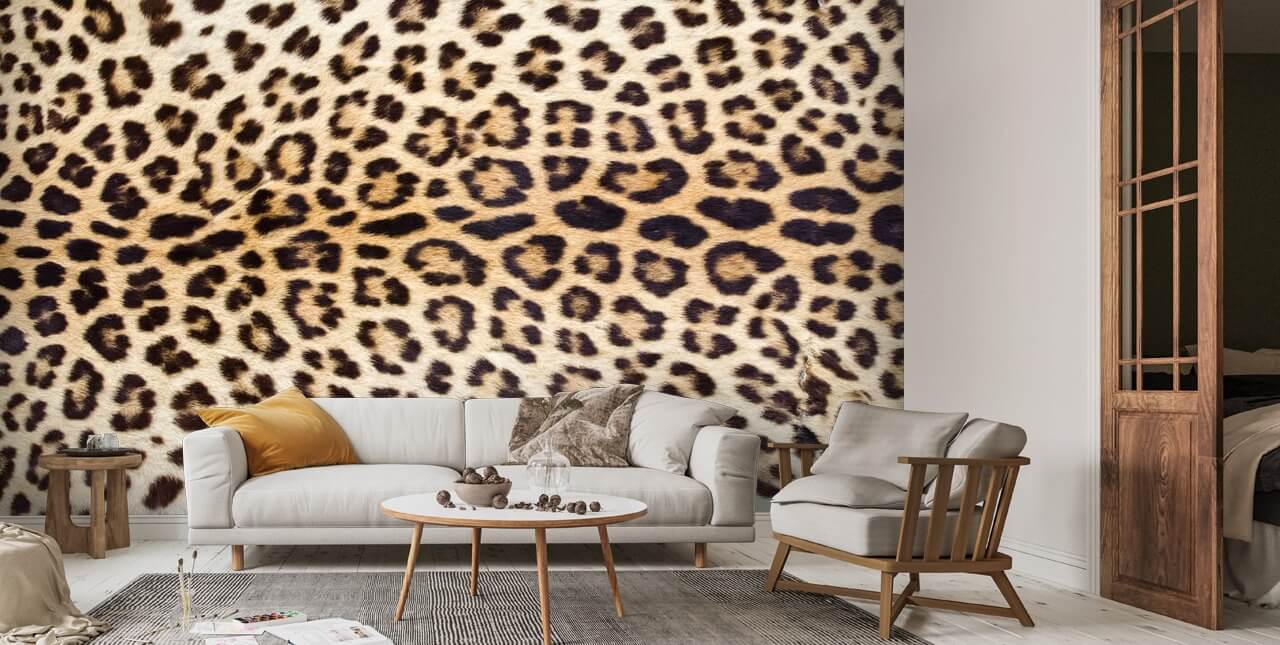 Jaguar Print Wallpaper Mural | Wallsauce US