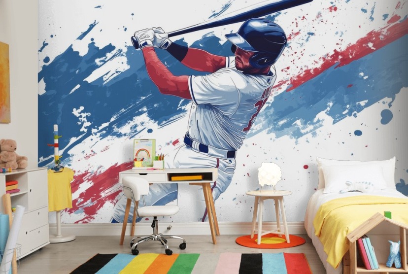 Baseball Wallpaper Wall Murals Wallsauce Uk