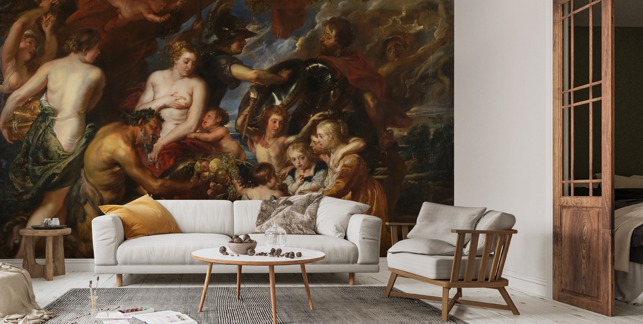 Papier peint Minerva protège Pax from Mars | Wallsauce FR