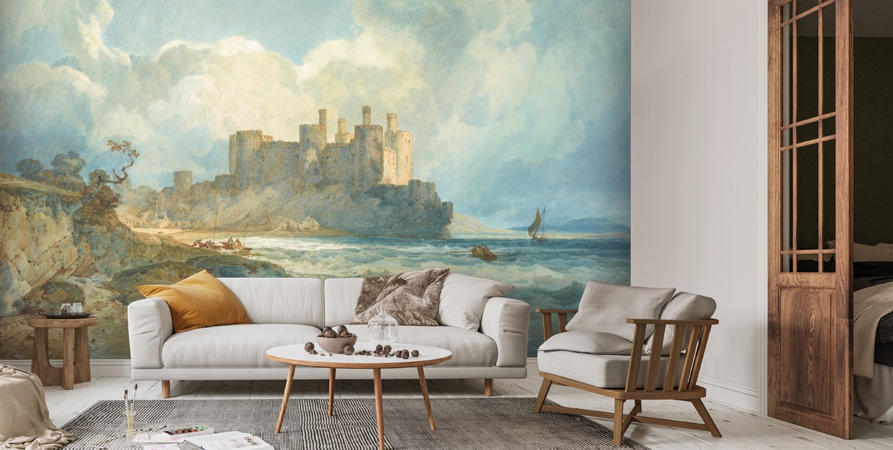Conway Castle, North Wales Wallpaper Mural | Wallsauce UK