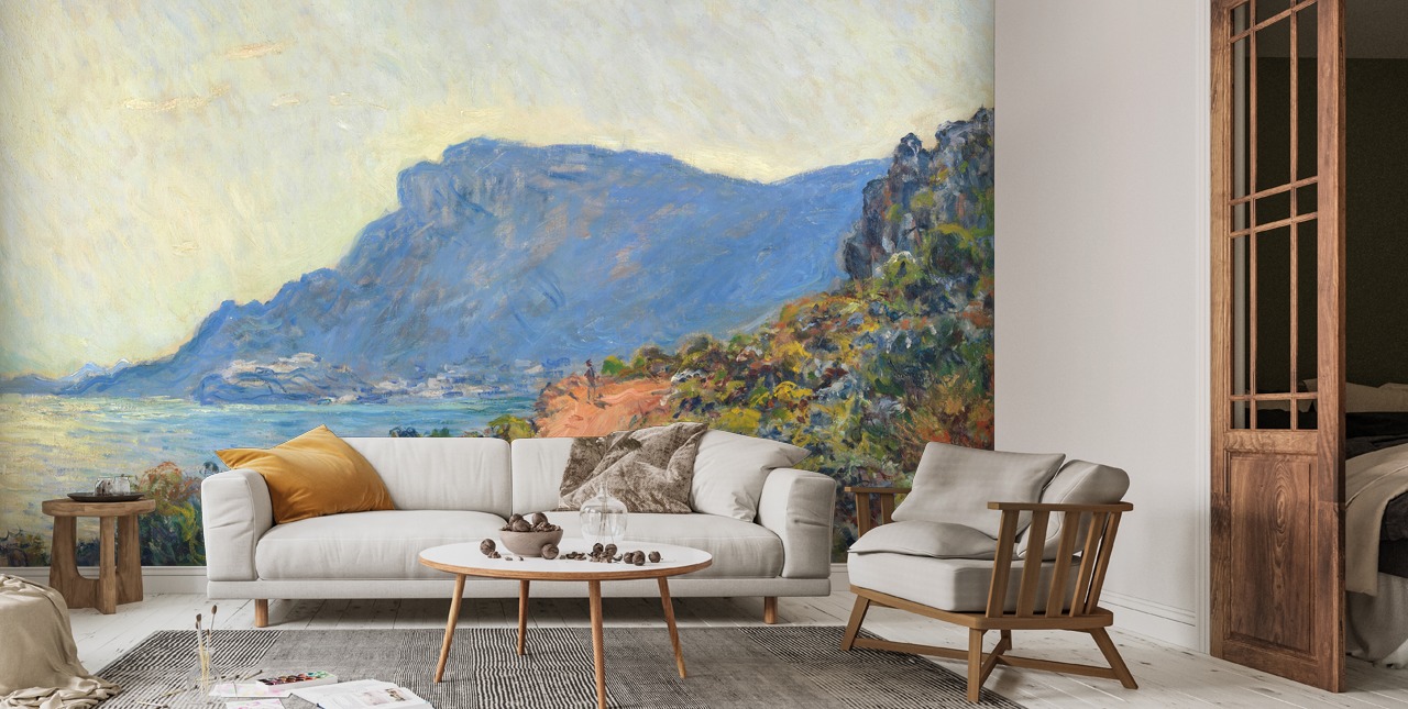 La Corniche near Monaco Wallpaper Mural | Wallsauce UK