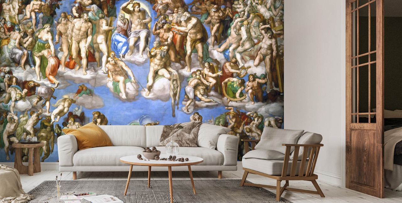Muurschildering Het Laatste Oordeel | Wallsauce NL