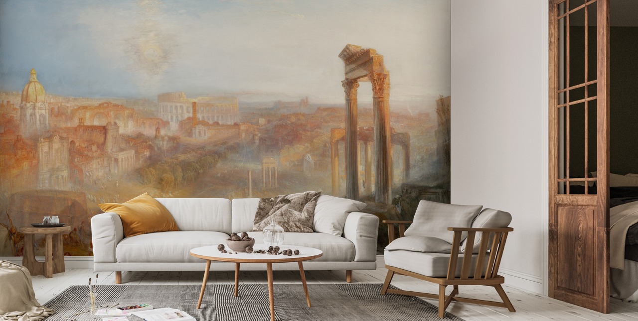 Modern Rome - Campo Vaccino Wallpaper Mural | Wallsauce UK