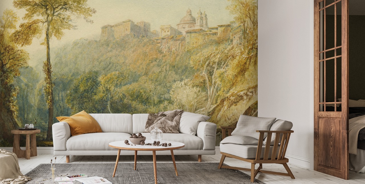 View of La Riccia Wallpaper Mural | Wallsauce US