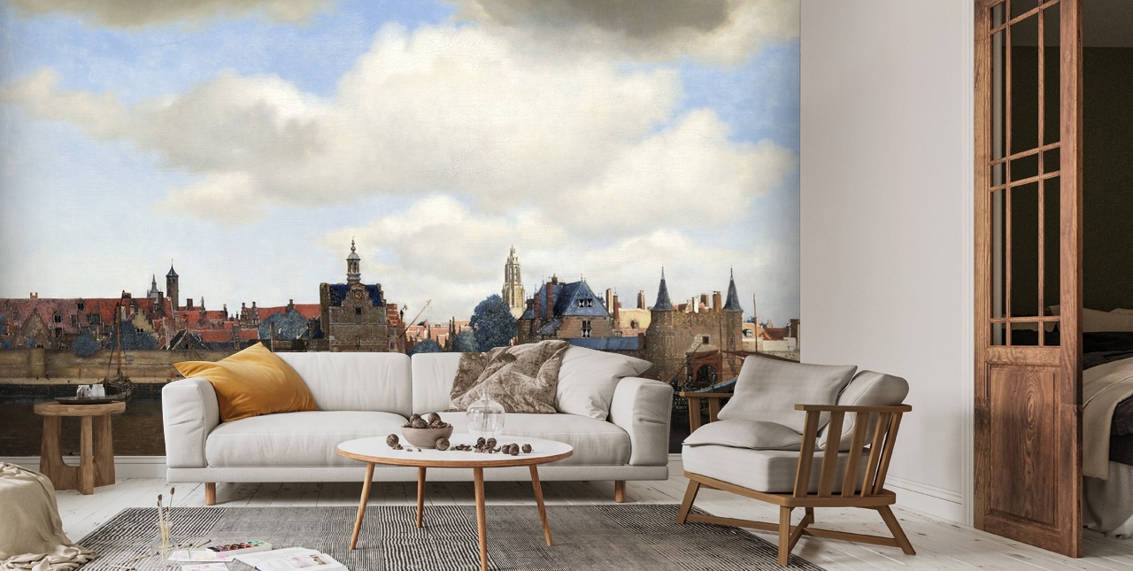View of Delft Wallpaper Mural | Wallsauce US