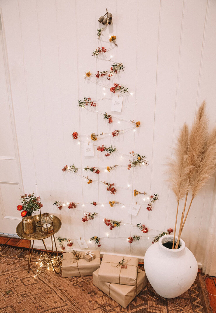 12 Alternative Christmas Trees For Small Spaces Wallsauce UK