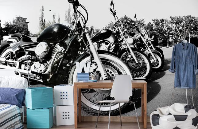 Motorbike Wallpaper & Motorcycle Murals | Wallsauce US