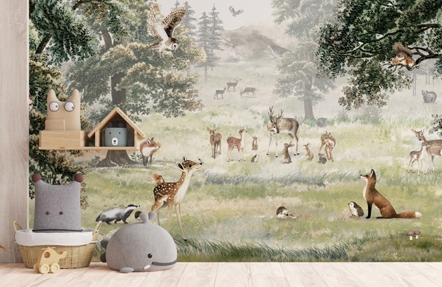 Nursery Wallpaper & Baby Room Wall Murals | Wallsauce US