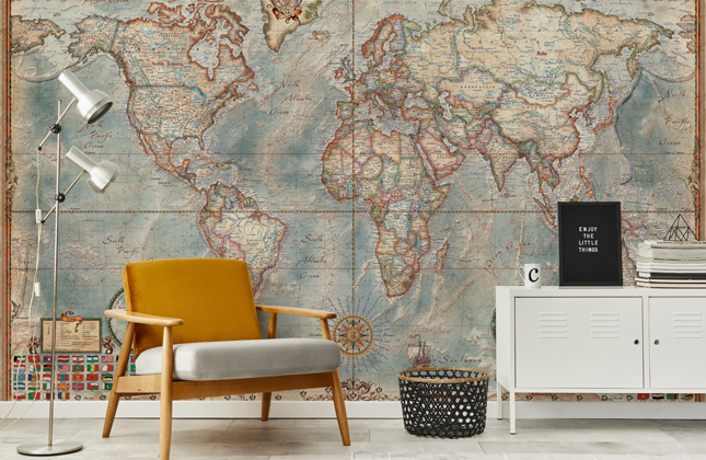 Ray&Co Map Murals | Wallsauce UK