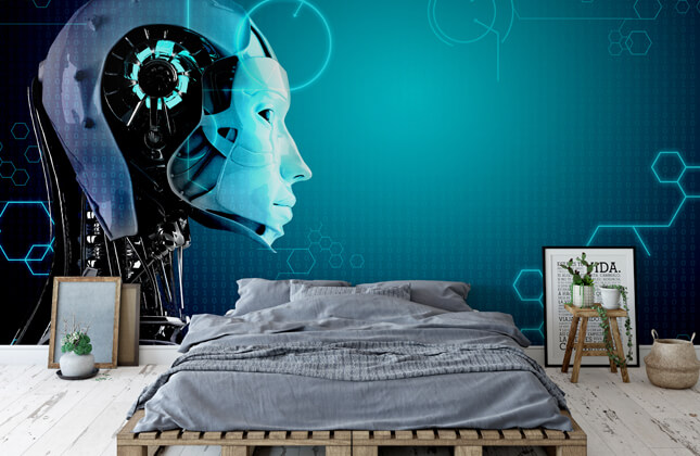 Robot Wallpaper & Wall Murals | Wallsauce UK
