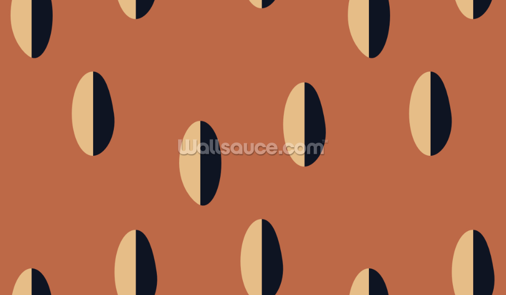 Split - Red Clay Wallpaper | Wallsauce UK