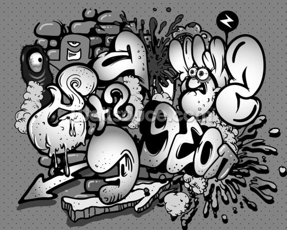 Graffiti Writing Wallpaper | Wallsauce AU