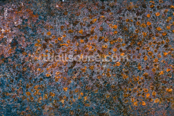 Aged Metal Wallpaper Mural | Wallsauce UK