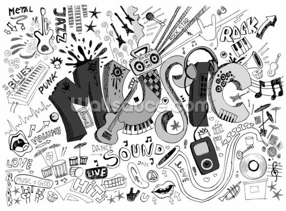 Music Doodle Wallpaper | Wallsauce AU