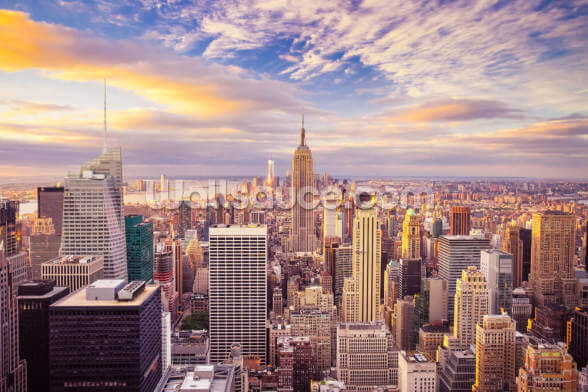 Midtown Manhattan Sunset Wallpaper Mural | Wallsauce AU