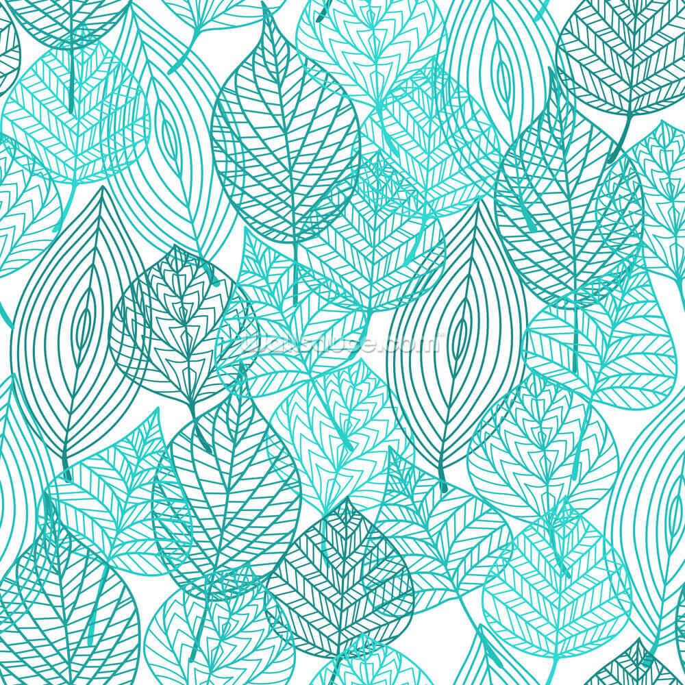 Turquoise Wall Pattern