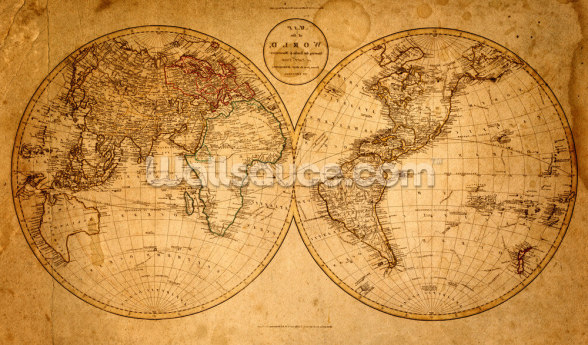 Old map 1799 Wall Mural | Wallsauce UK