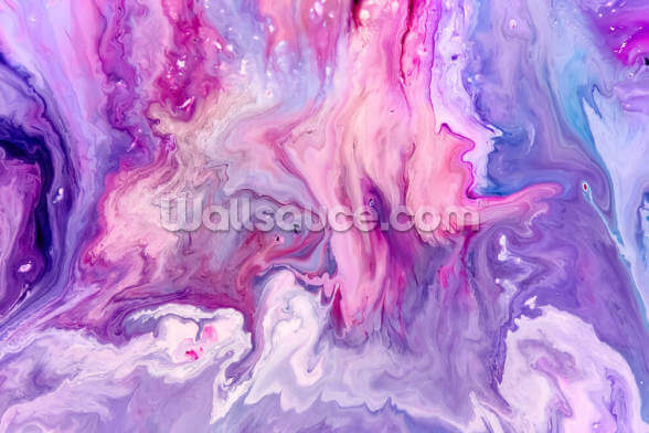 Purple Paint Marble Effect Wallpaper | Wallsauce US