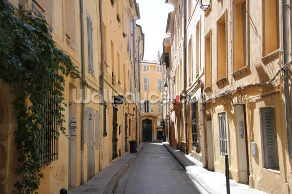 Street, Aix-en-Provence Wallpaper Mural | Wallsauce UK