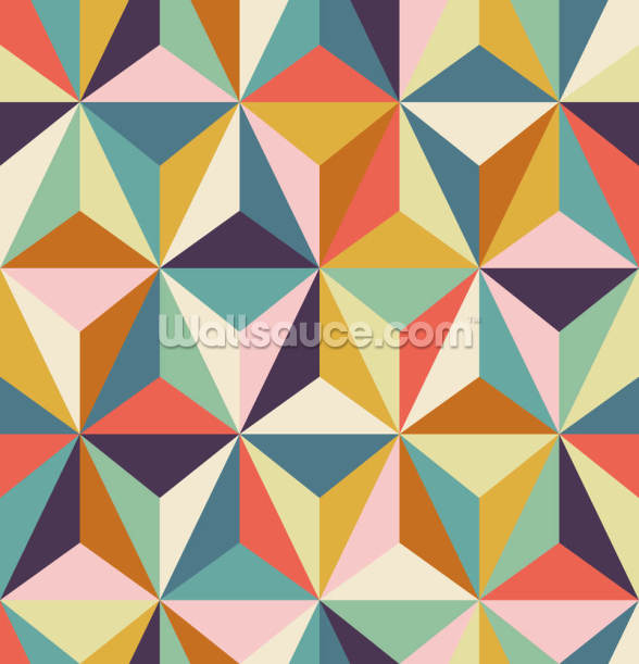 Diamonds Geometric Wallpaper | Wallsauce US