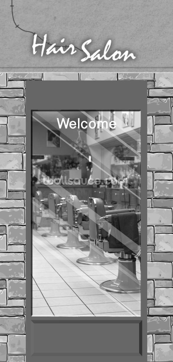 Hair Salon Wall Mural | Wallsauce AU