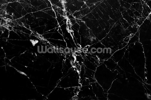 Black and Gold Smooth Wallpaper | Wallsauce UK