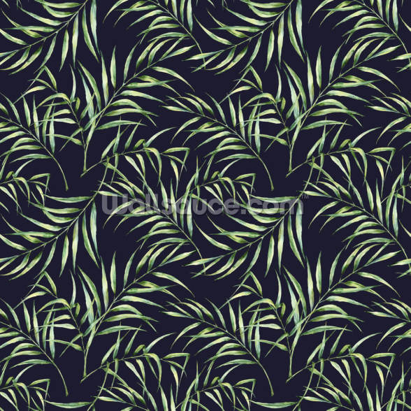 Botanical Palm Tree Print Wallpaper | Wallsauce AU