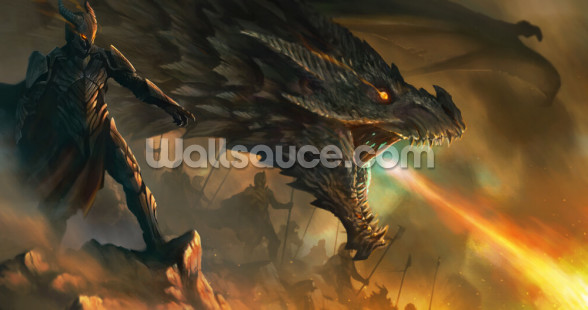Dragon Master Wallpaper | Wallsauce UK