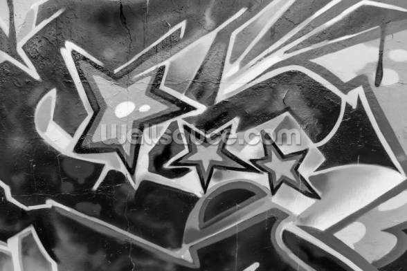 Graffiti Sterne Tapete Wandbild | Wallsauce DE