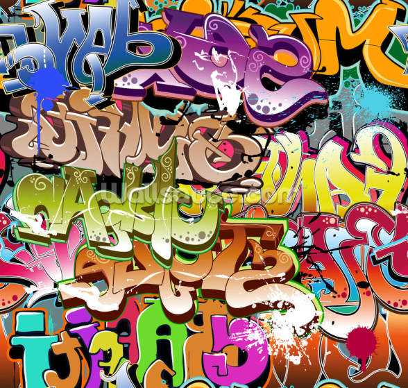 The Words Wallpaper Mural | Wallsauce US