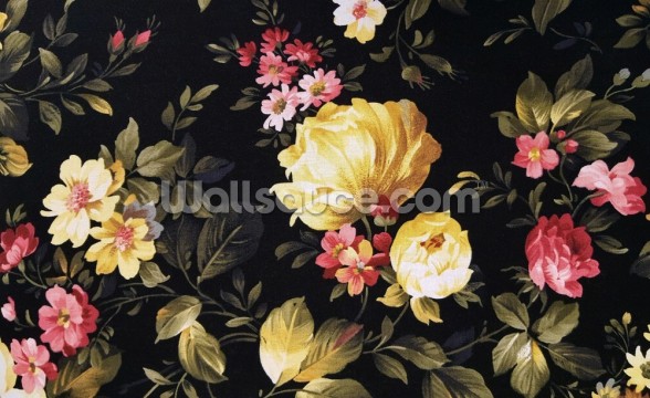 Victorian Rose Wallpaper Mural | Wallsauce US