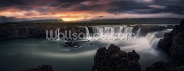 Fire and Water Wall Mural | Wallsauce AU