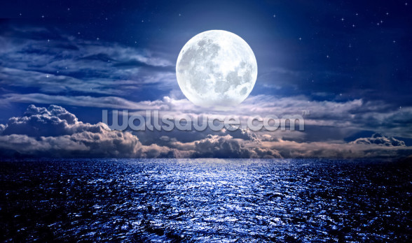 Dreamy Moon Wallpaper | Wallsauce UK