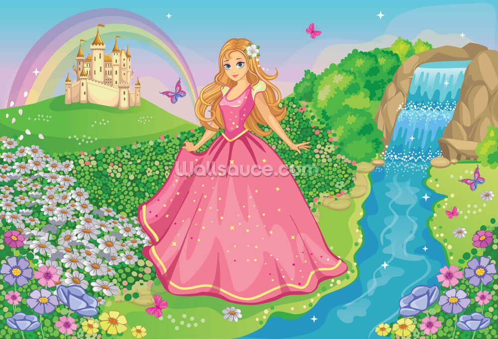 Princess Land Wall Mural | Wallsauce UK