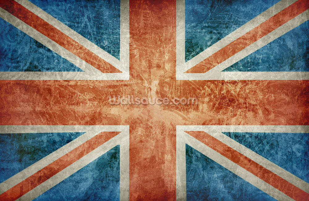 Union Flag Wallpaper Mural | Wallsauce UK