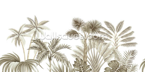 Subtle Jungle Wallpaper | Wallsauce US