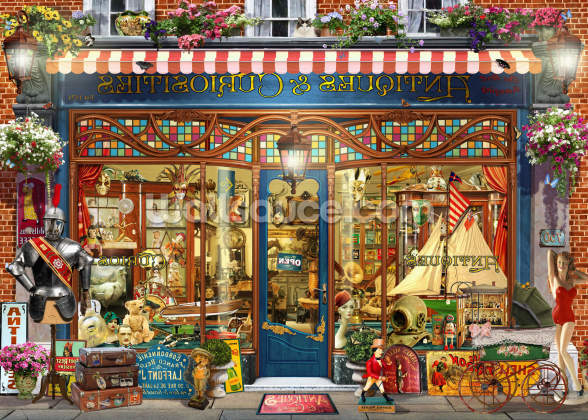 Antiques Shop Wallpaper | Wallsauce UK