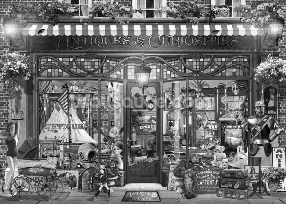 Antiques Shop Wallpaper | Wallsauce UK