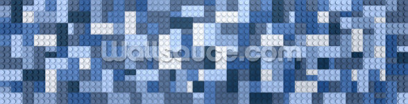 Blue Toy Bricks Wallpaper | Wallsauce US