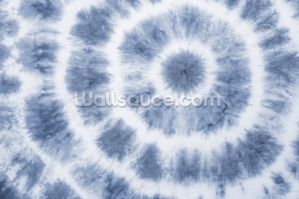 Blue and White Shell Wallpaper | Wallsauce UK