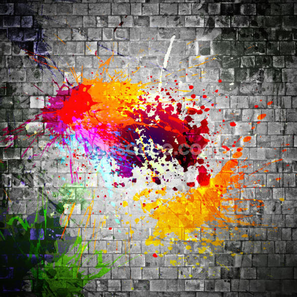Ink Splatter Wallpaper | Wallsauce UK