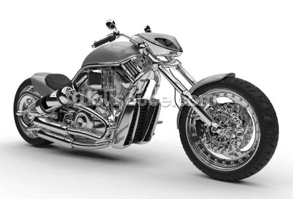 Chrome Chopper Wallpaper | Wallsauce US