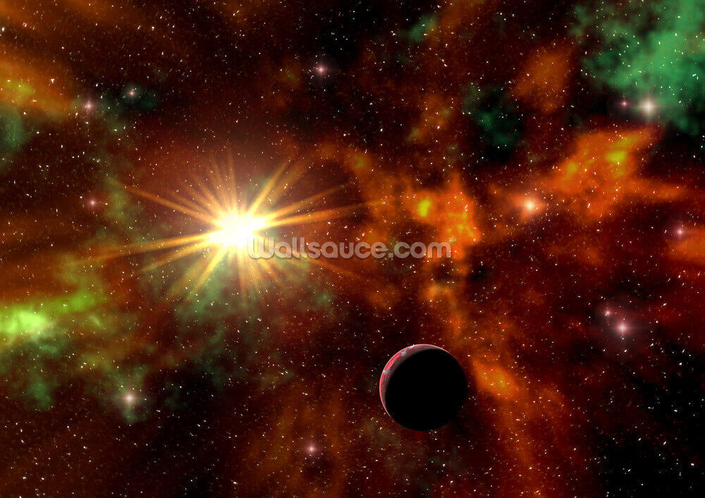 Stars Wall Mural | Wallsauce UK
